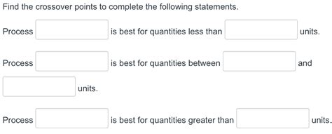 Solved A Company Would Like To Evaluate Three Production