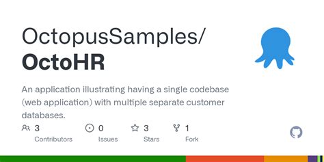 github octopussamples octohr an application illustrating having a single codebase web