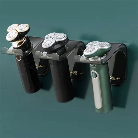 Badu Bg Монтирана на стена електрическа самобръсначка държач за бръснач залепваща стойка за