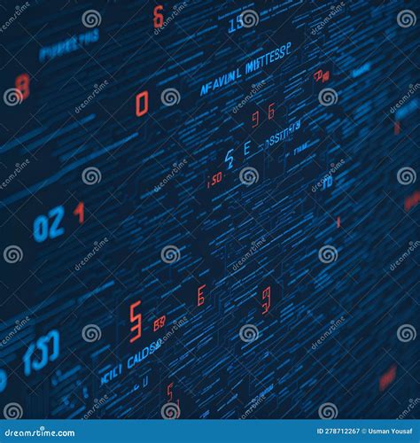 Ai Generated Computer Screen Displaying Numerical Data Stock