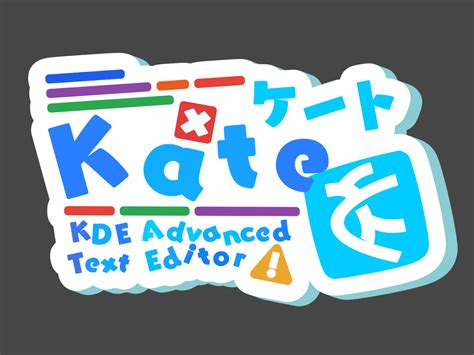 Someone Sent Me A Cute Logo For Vscode So I Decided To Make A Similar One For Kate Rkde