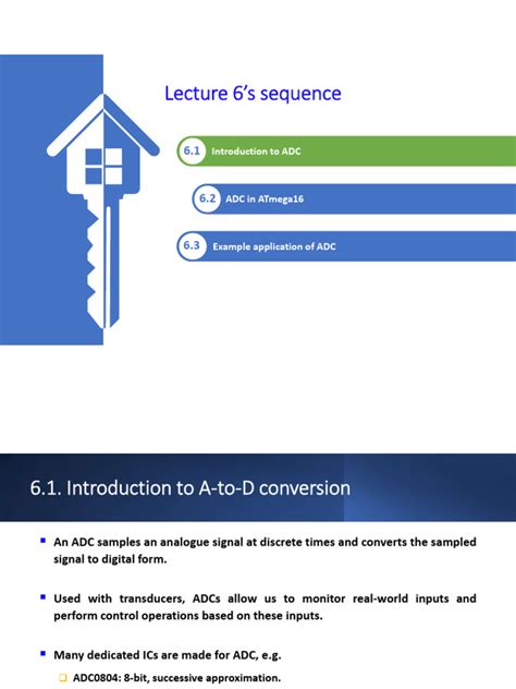 Lecture 5 Analogue To Digital Converter Pdf Analog To Digital Converter Sensor