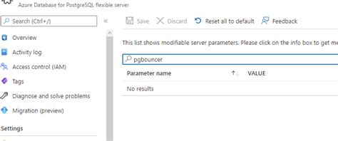 Pgbouncerenable Parameter Not Available Microsoft Qanda