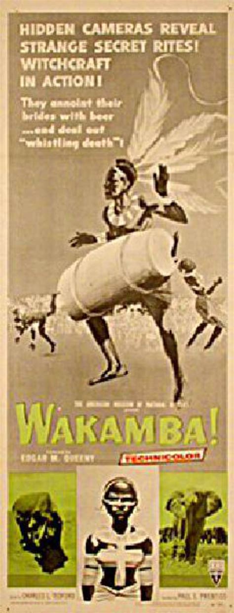 Wakamba Original 1955 U S Insert Movie Poster Posteritati Movie Poster Gallery