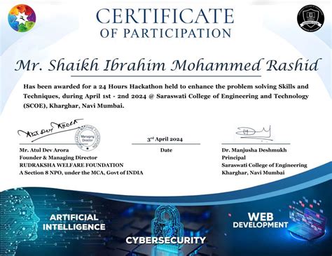 Shaikh Ibrahim Mohammed Rashid On Linkedin Hackathon Problemsolving