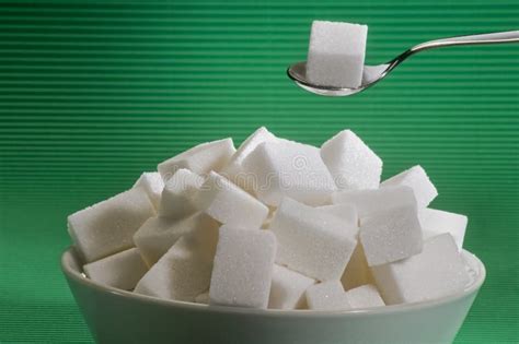 Sugar Cube On A Spoon Stock Image Image Of Food Spoon 9663473