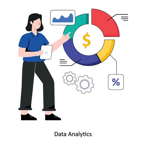Data Analytics Flat Style Design Vector Illustration Stock Illustration 28114272 Vector Art At
