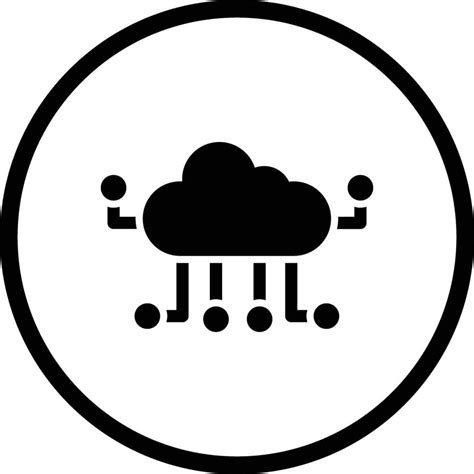 Cloud Computing Icon Design Illustration Vector Art At Vecteezy