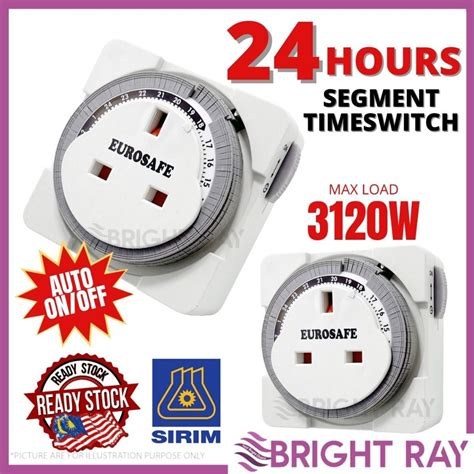 Sirim Eurosaferapid Techsunstardlx 24hours Segment Timer Switch