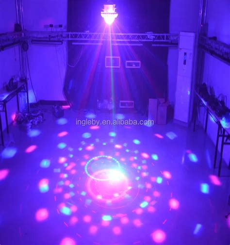 가장 인기있는 Led 레이저 2in1 크리스탈 버섯 Ufo 회전 볼 라이트 디스코 조명 Buy 저렴한 무대 조명rgb Led 무대 조명led Roating 빛