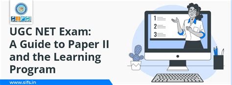 ugc net exam paper ii and the learning program
