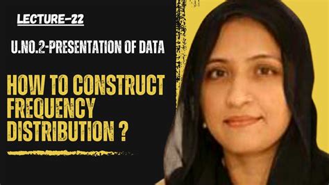 How To Construct The Frequency Distribution Steps To Construct The Frequency Distribution YouTube