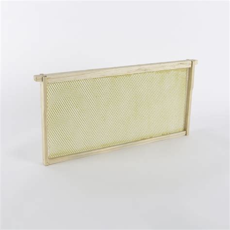 Wooden Bee Frames With Foundation Pre Assembled Shop Acorn Bee Llc