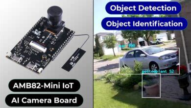 Realtek AMB82 Mini IoT AI Camera Board For AI Projects