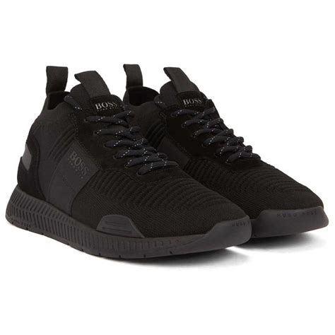 Boss Titanium Runn Trainers Black Buy And Offers On Dressinn