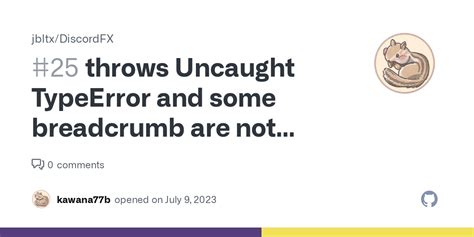 Throws Uncaught Typeerror And Some Breadcrumb Are Not Displayed · Issue