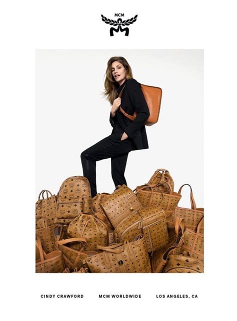 Cindy Crawford Takes The Spotlight In Mcm Fall 2023 Ad