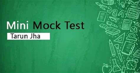 Mini Mock Test Set 4 Free Pdf Download