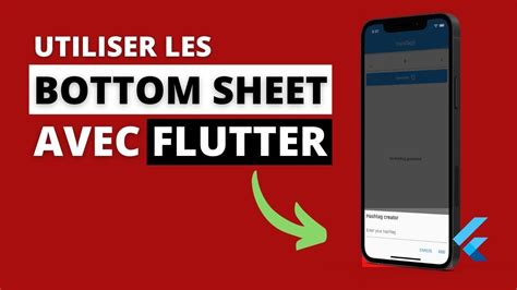Flutter Modal Bottom Sheet Utiliser Modalbottomsheet Pour Afficher Un Formulaire Avec Flutter