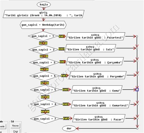 Gorsel Programlama Klavyeden Girilen Tarihin Hangi Güne Ait Olduğunu