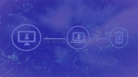 Animation Of Network Of Connections Over Binary Code Stock Footage