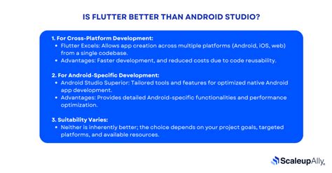 Flutter Vs Android Studio What Are The Key Differences