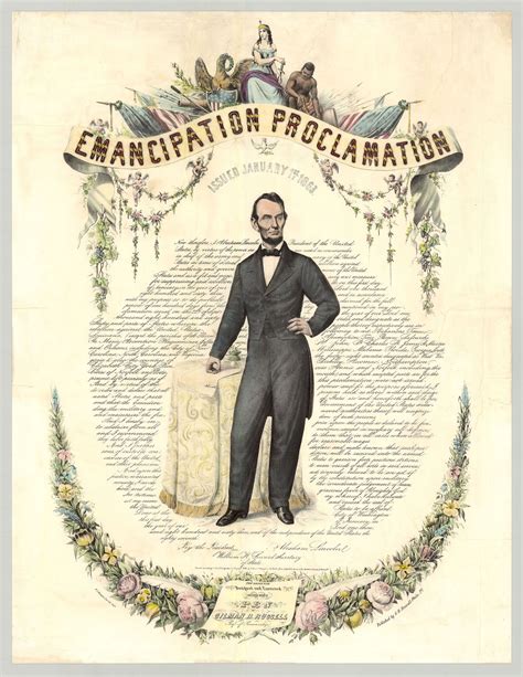 Emancipation Proclamation Issued January 1st 1863 Abraham Lincoln
