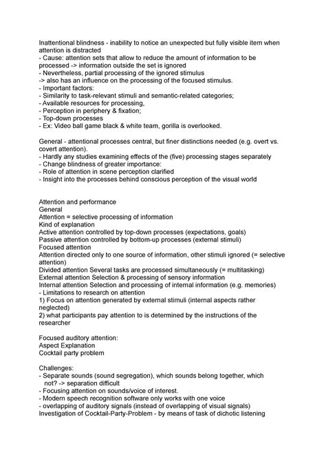 Inattentional Blindness Important Factors Similarity To Task