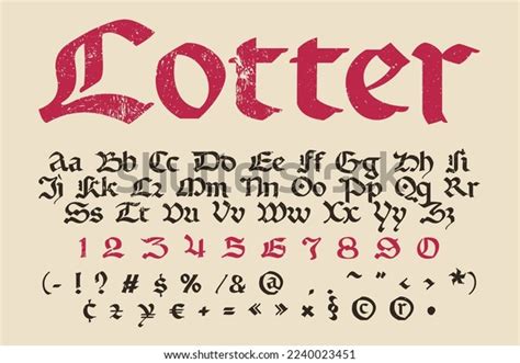 673 Illuminated Manuscript Font Stock Vectors And Vector Art Shutterstock