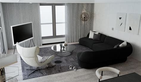 송도럭스오션sk뷰 55평 ㅣ 거실 인테리어 인테리어티쳐