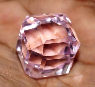 Gie Certified 14 60 Ct Flawless Natural Pink Sapphire Cube Cut Loose