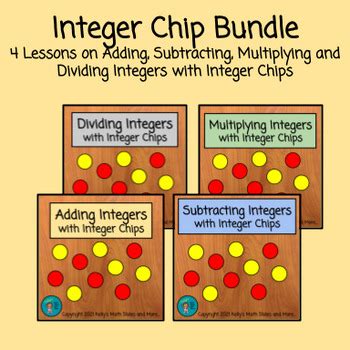 Integer Chip Bundle Adding Subtracting Multiplying And Dividing Digital