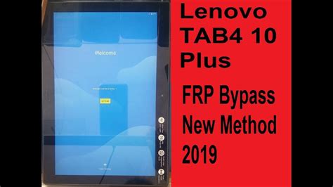 Lenovo TAB4 10 Plus FRP Bypass YouTube