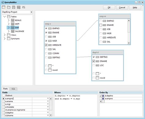 PLSQL Developer亮点功能介绍查询创建器 PL SQL Developer中文网站