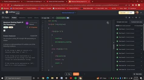 Rohan Rathod On Linkedin Day 1250 Solved The Potd On Geekforgeeks Based On Strings Solved One