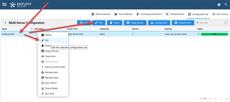 Introduction To Server Configuration Sets Entuity