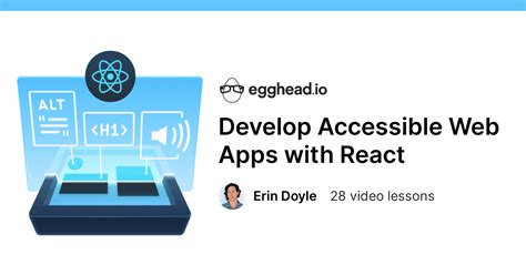 free course develop accessible web apps with react from