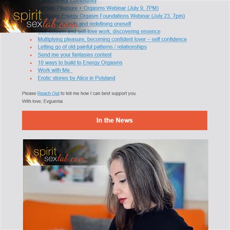 Spirit Sex Lab Newsletter July 2020