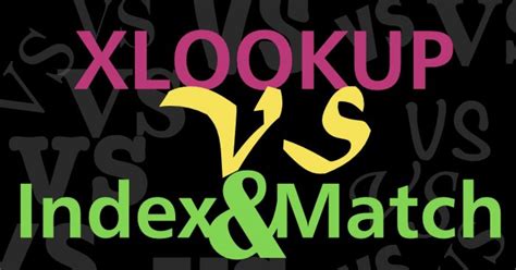 XLOOKUP Vs INDEX And MATCH Exceljet