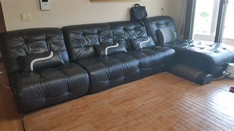 최고급명품 가죽쇼파 당근 중고거래