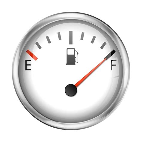 Premium Vector Realistic Glossy Rounded Buttons With Dashboard Fuel