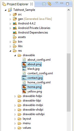Tabhost Control In Android Mindstick