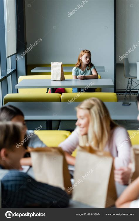 Sitting Alone At Lunch High School