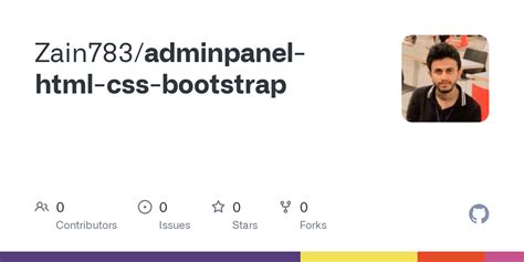 Github Zain783adminpanel Html Css Bootstrap