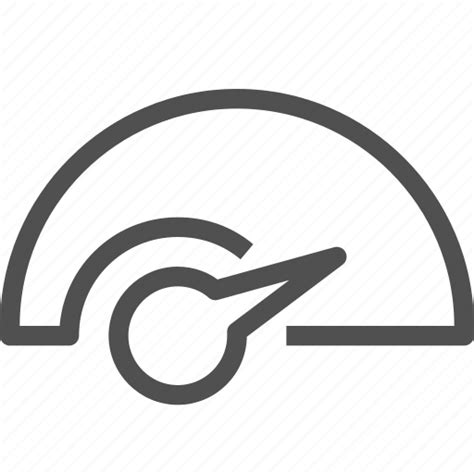 Accelerate Arrow Increase Indicator Measurement Panel Speedometer Icon