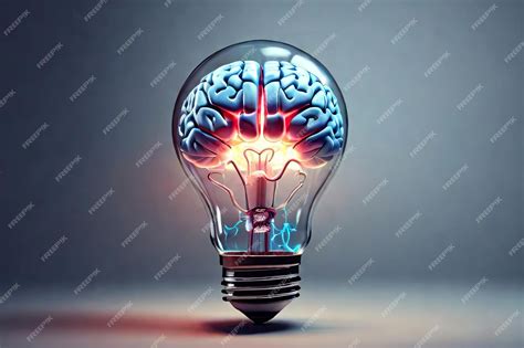 Premium Ai Image Brain In A Light Bulb A Powerful Symbol Of Inspiration And Innovative
