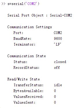 Matlab 使用MATLAB进行串口调试的两种方法转 Super Jian 博客园