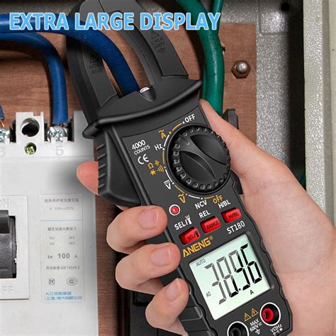 Digital Multimeter Tester Ac Dc Volt Amp Clamp Meter Auto Range Lcd Handheld Ebay