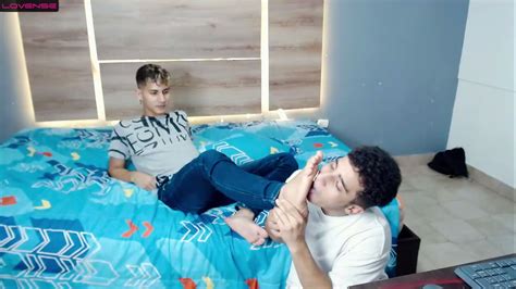 Male Feet Licking And Tickling Friends Feet