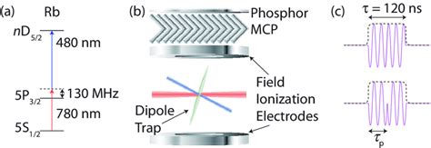 Experimental Setup A Rydberg Atom Excitation Scheme B Excitation